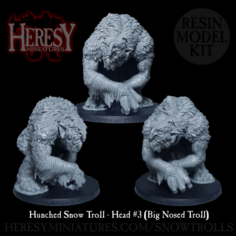 Set of All 3 Snow Trolls [3SNOWTROLLS] - £54.00 : Heresy Miniatures ...