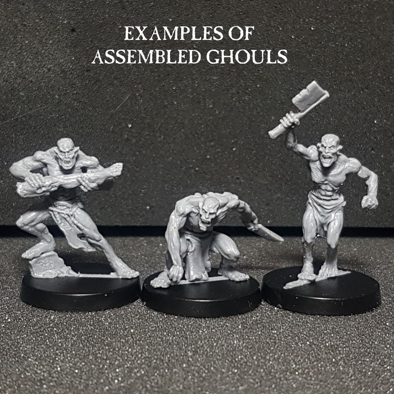 RANDOM Standing Ghouls From SET #1 [UNDEAD025_PACKof7] - £3.50 : Heresy ...